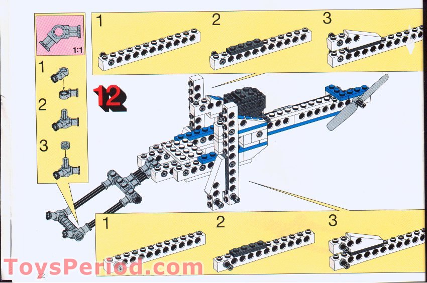 LEGO 8824 Hovercraft Instructions and Parts List