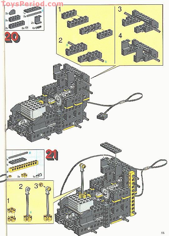LEGO 8082 Multi Control Set Instructions and Parts List