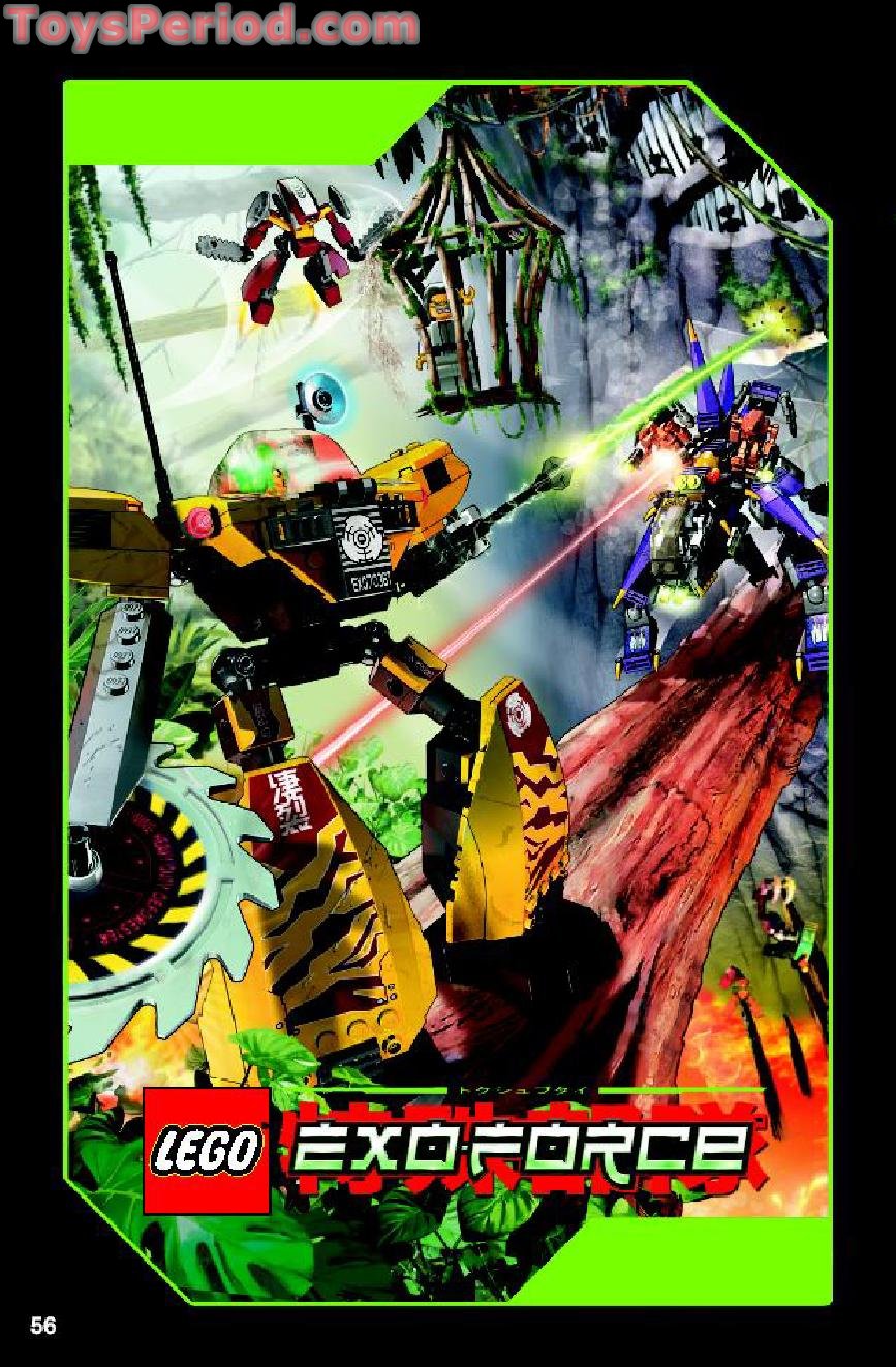 LEGO 8114 Chameleon Hunter Instructions and Parts List