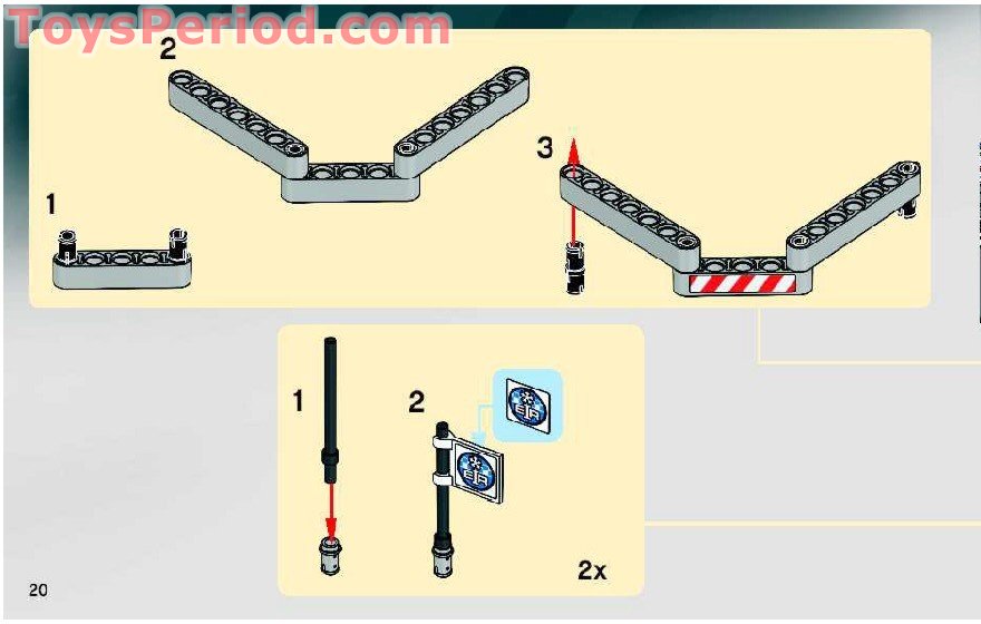LEGO 8124 Ice Rally Instructions and Parts List
