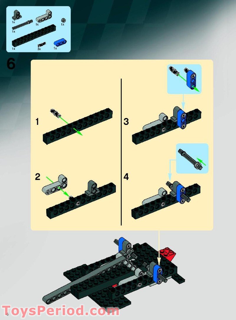 LEGO 8156 Ferrari FXX 1:17 Instructions and Parts List