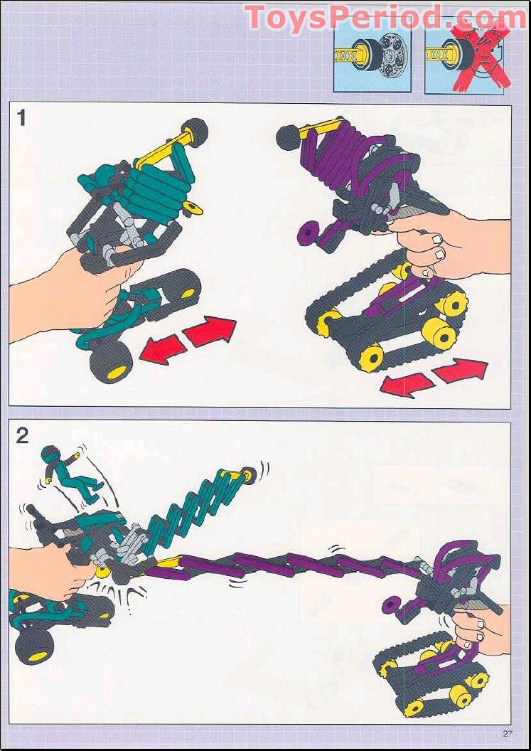 LEGO 8257 Cyber Strikers Instructions and Parts List