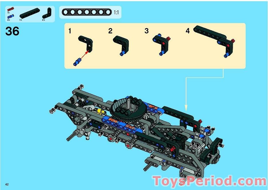 LEGO 8273 Off Road Truck Instructions and Parts List