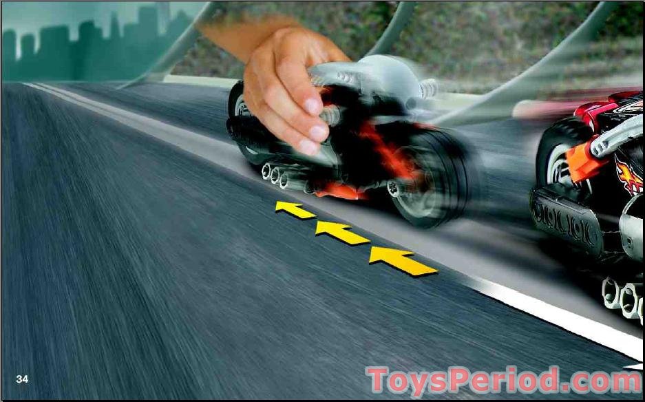 LEGO 8355 H.O.T. Blaster Bike Instructions and Parts List