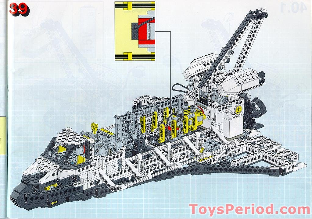 LEGO 8480 Space Shuttle Instructions and Parts List