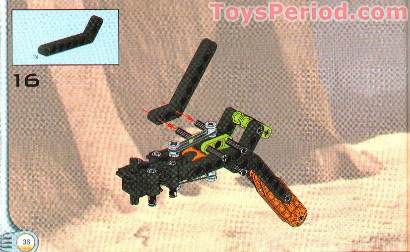 LEGO 8537 Nui-Rama Instructions and Parts List