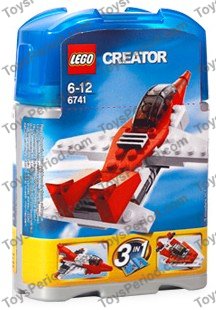 LEGO 6741 Mini Jet Instructions and Parts List