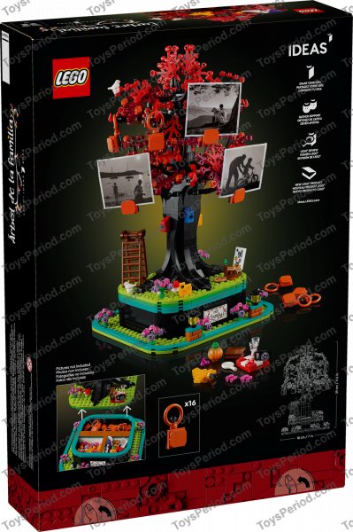 LEGO 21346 Family Tree Set Parts List