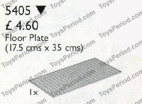 LEGO 5405 Floor Plate 17cmx35cm Set Parts List