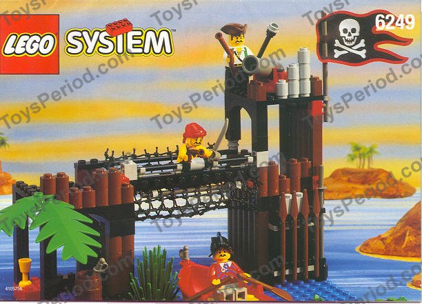 LEGO 6249 Pirates Ambush Instructions and Parts List