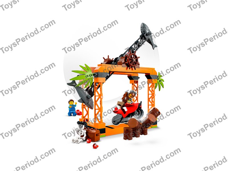 LEGO 60342 The Shark Attack Stunt Challenge Set Parts List