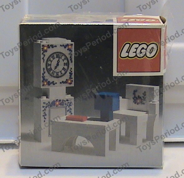 LEGO 270-2 Grandfather Clock, Chair and Table Instructions and Parts List