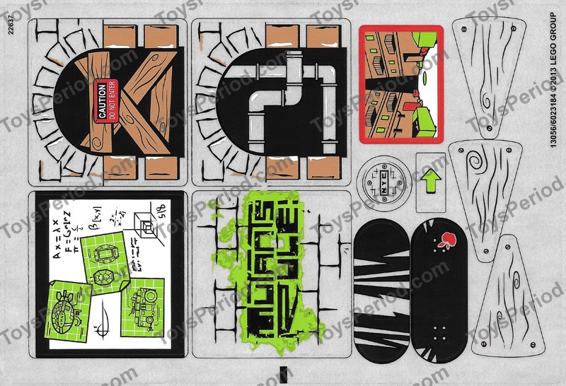 LEGO Sets with Part 79103stk01 Sticker Sheet for Set 79103 - (13056/ ...