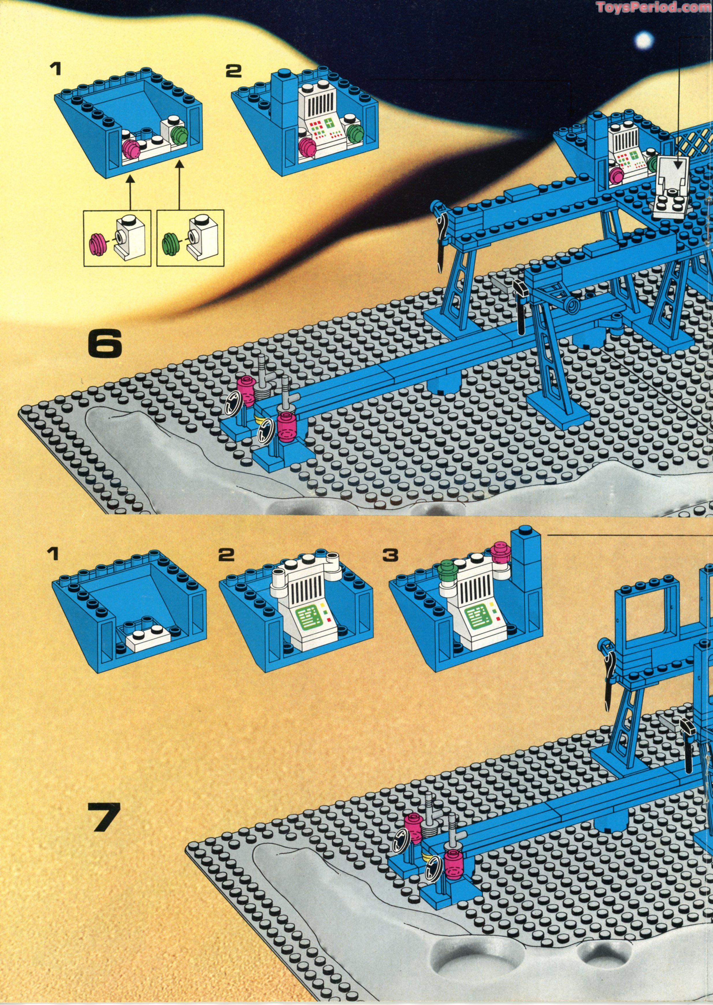 LEGO 6971 Inter-Galactic Command Base Instructions and Parts List
