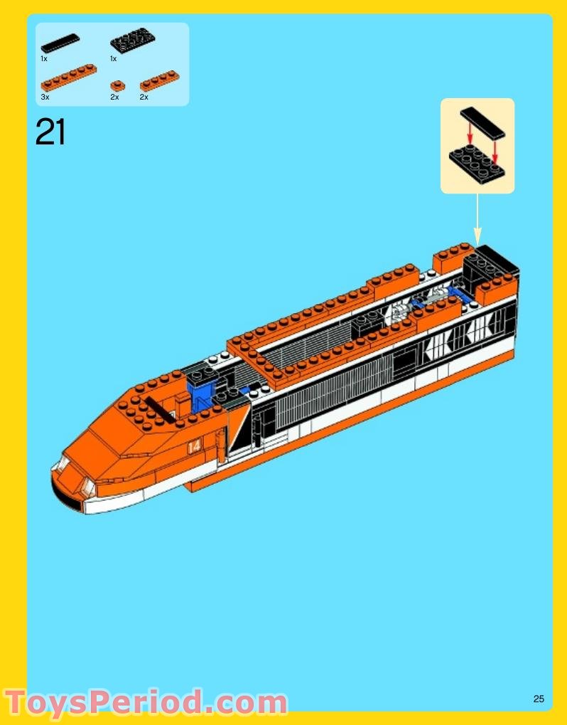 LEGO 10233 Horizon Express Instructions and Parts List