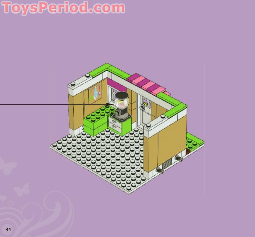 LEGO 3315 Olivia's House Instructions and Parts List