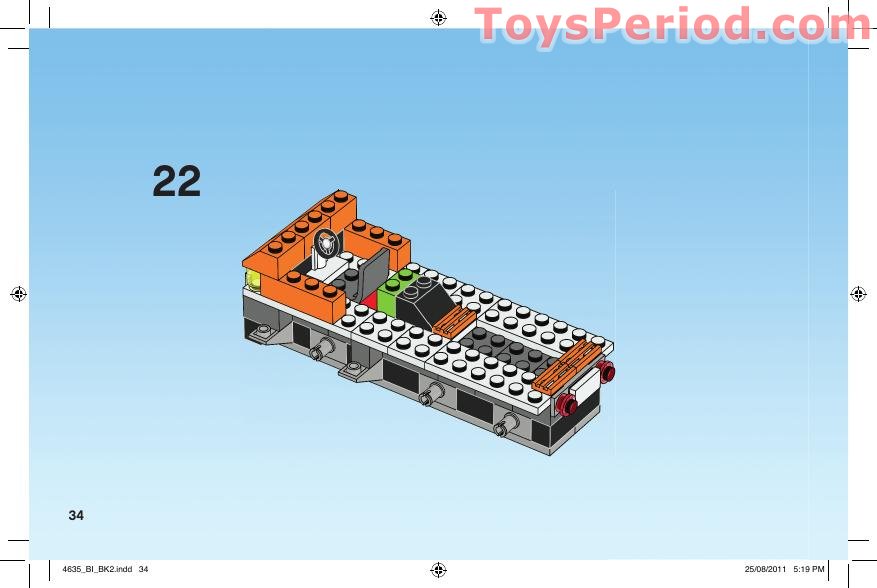 LEGO 4635 Fun with Vehicles Instructions and Parts List