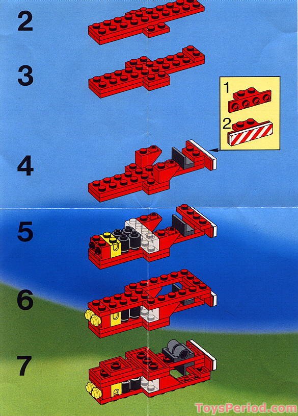 LEGO 1876 Soil Scooper Instructions and Parts List