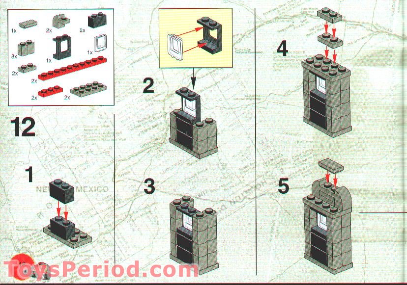 LEGO 10020-1 Santa Fe Super Chief, Standard Edition Instructions and ...
