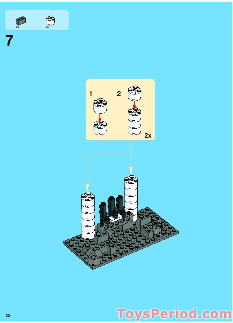 LEGO 10191 Star Justice Instructions and Parts List