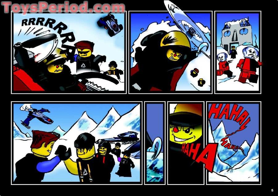 LEGO 4748 Ogel's Mountain Fortress Instructions and Parts List