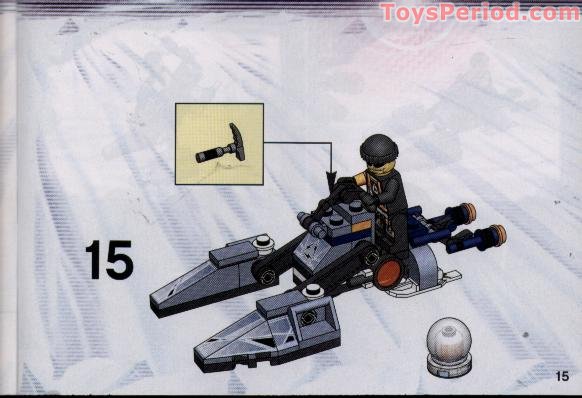LEGO 4742 Chill Speeder Instructions and Parts List