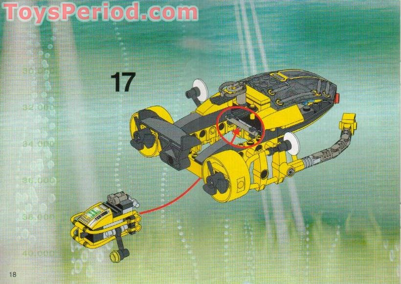 LEGO 4792 Alpha Team Navigator and Rov Instructions and Parts List