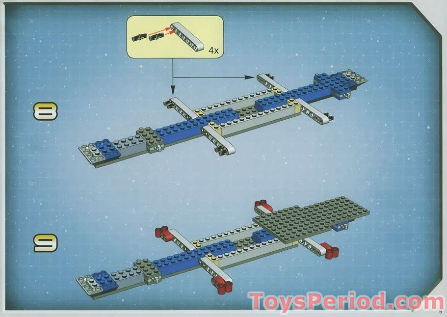 LEGO 4482 AT-TE Instructions and Parts List