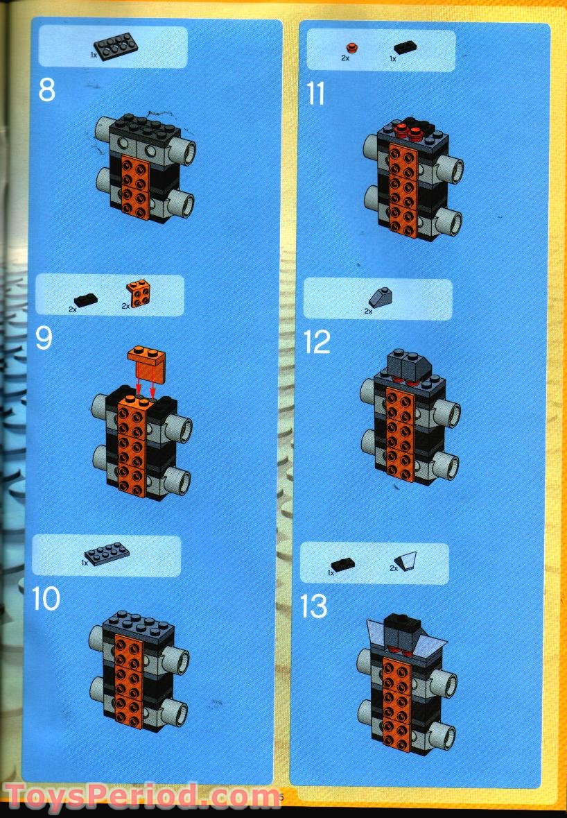 LEGO 4508 Titan Xp Instructions and Parts List