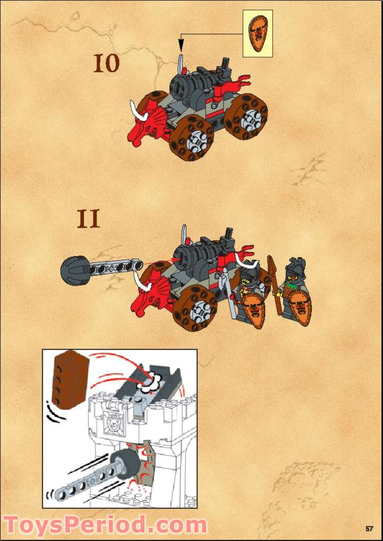 LEGO 6098 King Leo's Castle Instructions and Parts List