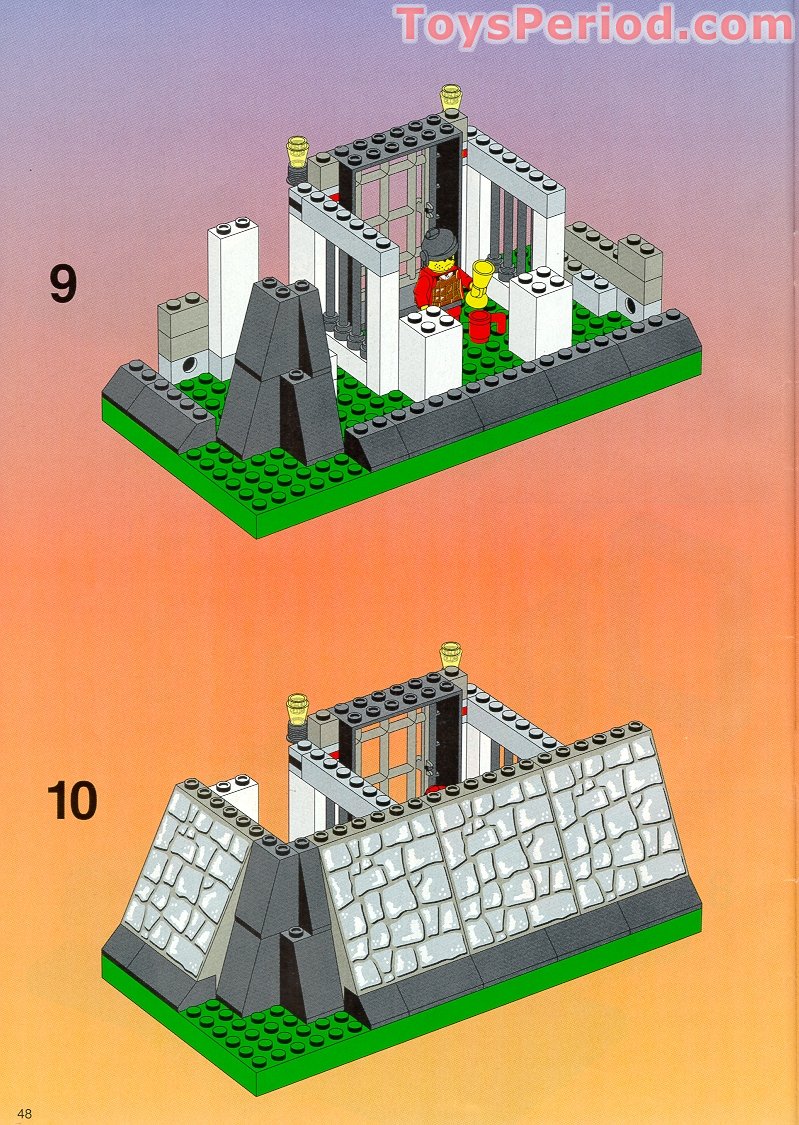 LEGO 6093 Flying Ninja Fortress Instructions and Parts List