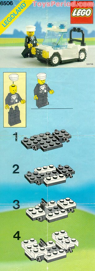 LEGO 6506 Precinct Cruiser Instructions and Parts List