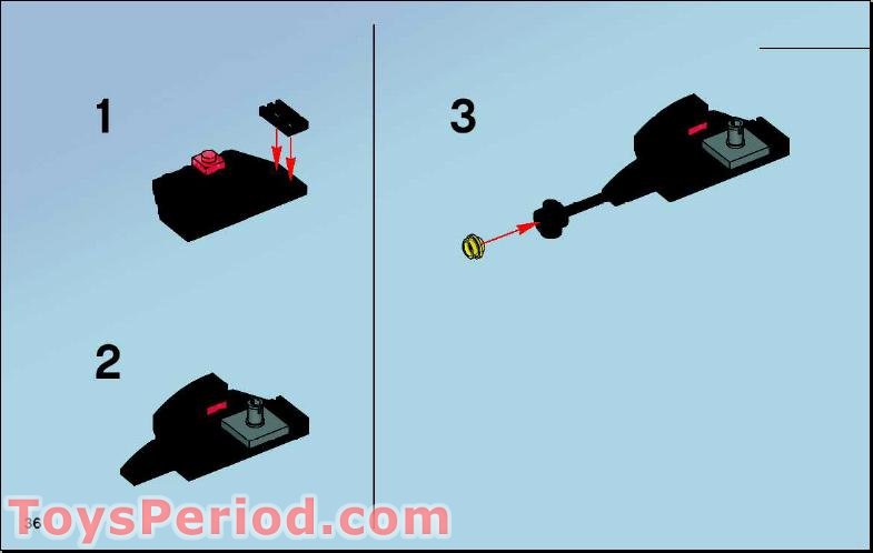 LEGO 7780 The Batboat: Hunt for Killer Croc Instructions and Parts List