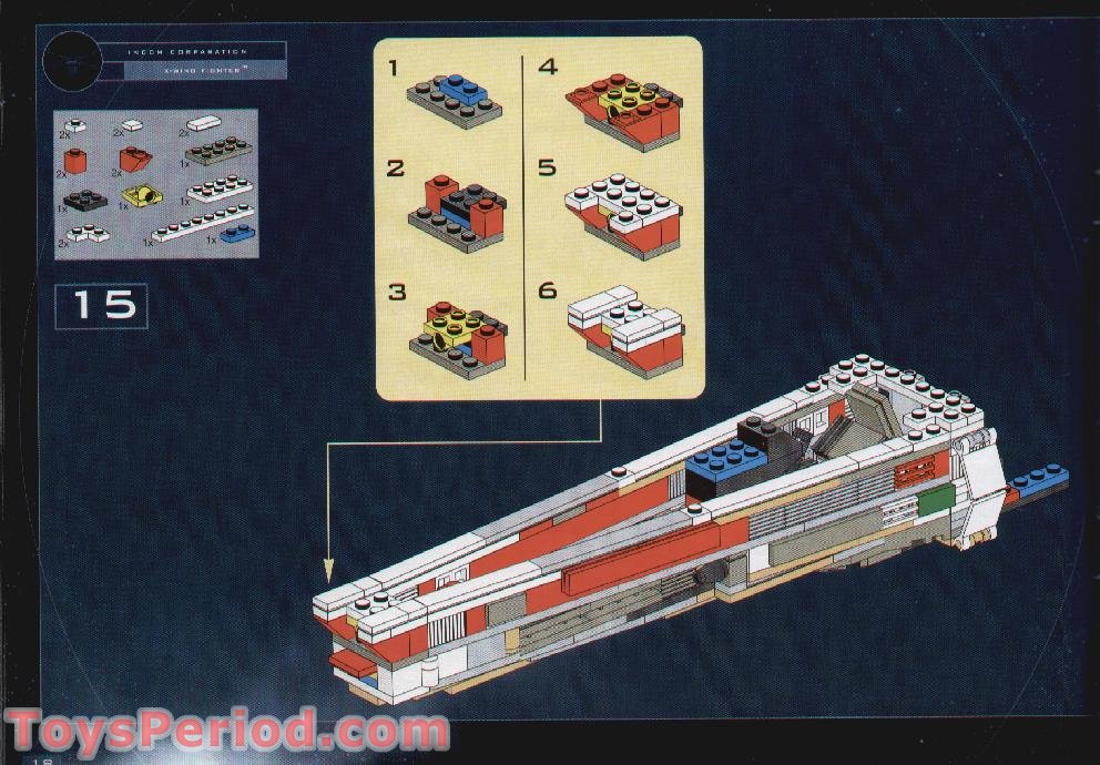 LEGO 7191 X-Wing Fighter - Ultimate Collector Series UCS Instructions ...