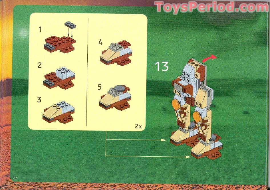 LEGO 7316 Excavation Searcher Instructions and Parts List