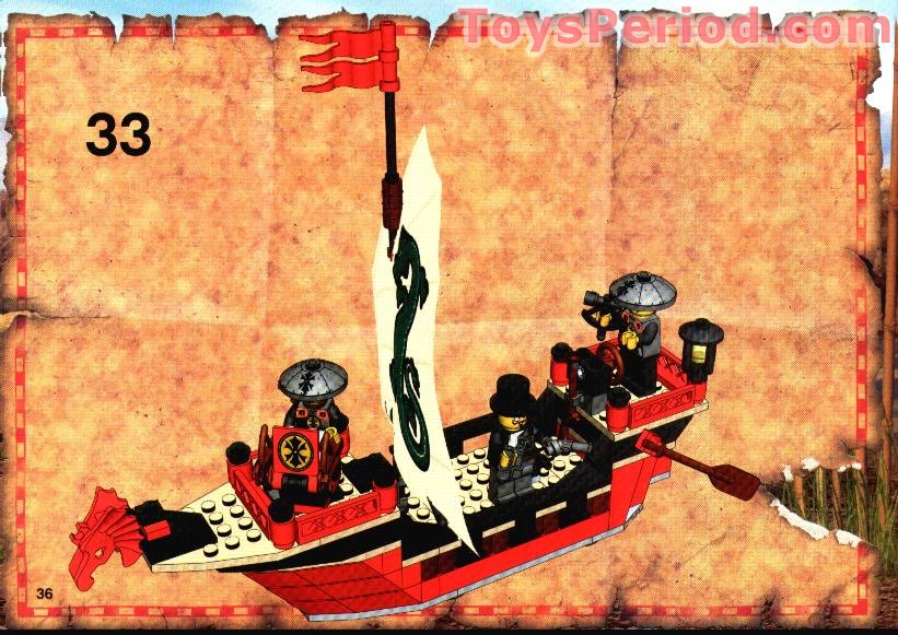 LEGO 7416 Emperor's Ship Instructions and Parts List