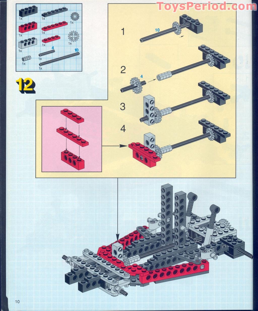 LEGO 8829 Dune Blaster Instructions and Parts List