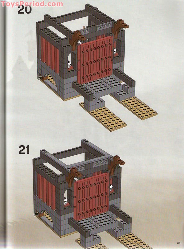 LEGO 8877 Vladek's Dark Fortress Instructions and Parts List
