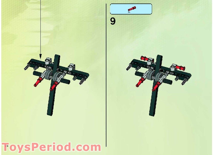 LEGO 8942-1 Jetrax T6 Instructions and Parts List