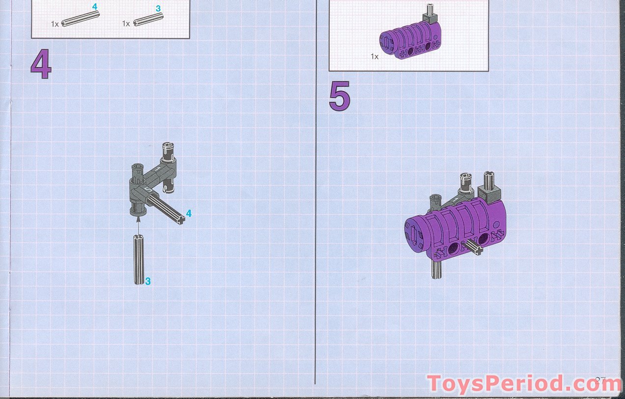 LEGO 8239 Cyber Challenge Instructions and Parts List