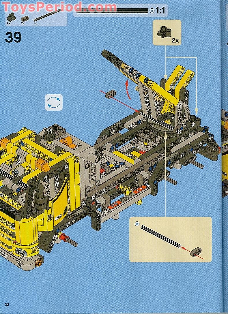 LEGO 8292 Cherry Picker Instructions and Parts List