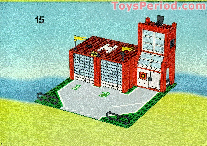 LEGO 6571 Flame Fighters Instructions and Parts List