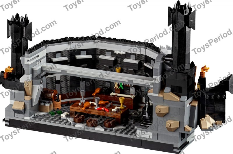 LEGO 10333 Barad-dûr Set Parts List