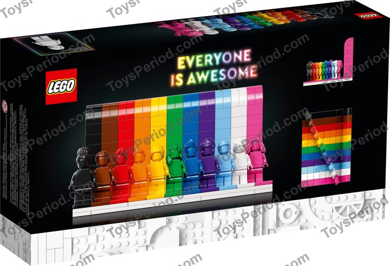 LEGO 40516 Everyone is Awesome Set Parts List