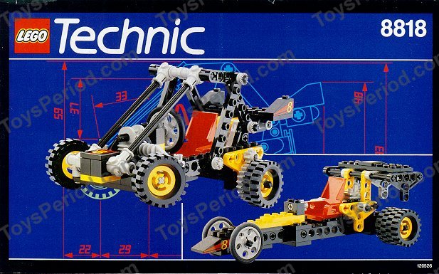 LEGO 8818 Baja Blaster Instructions and Parts List