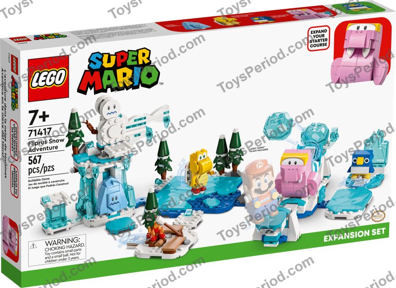 LEGO 71417 Fliprus Snow Adventure - Expansion Set Parts List