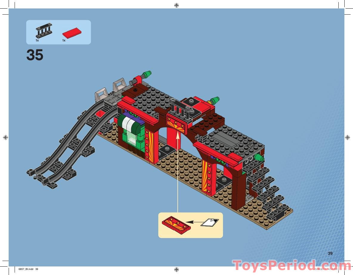 LEGO 6857 The Dynamic Duo Funhouse Escape Instructions and Parts List