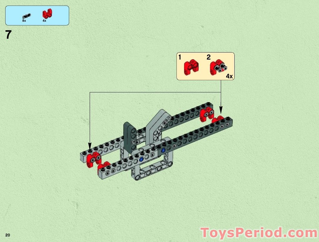 LEGO 75025 Jedi Defender-class Cruiser Instructions and Parts List