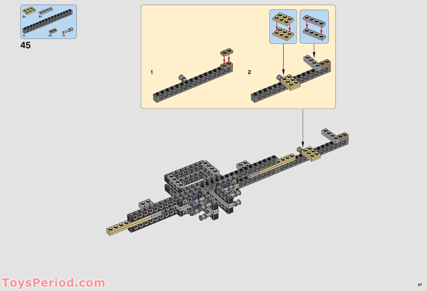LEGO 75192 Millennium Falcon Instructions and Parts List