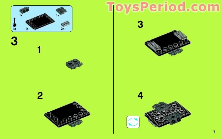 LEGO 79103 Turtle Lair Attack Instructions and Parts List